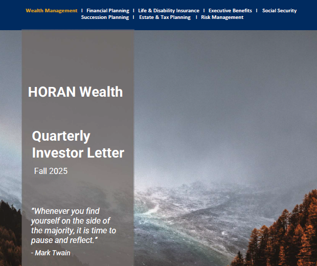 Fall 2025 Investor Letter: A.I., Jobs, and the Fed | HORAN Wealth